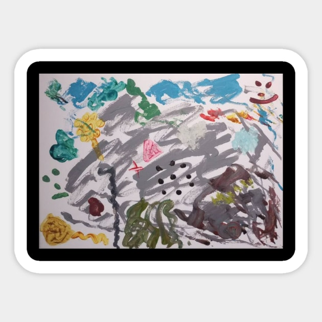 Joy and Pain - Pain - Sticker | TeePublic