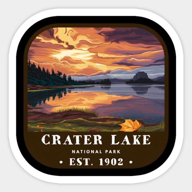 Crater Lake National Park - Crater Lake National Park - Sticker | TeePublic