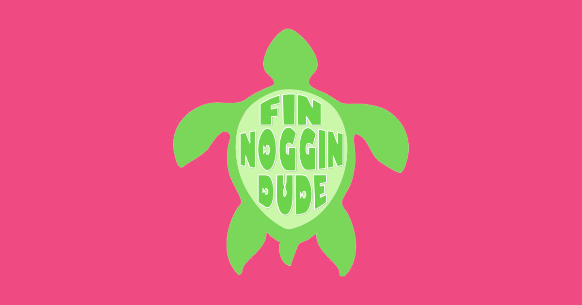 Fin noggin dude - Squirt - Sticker | TeePublic