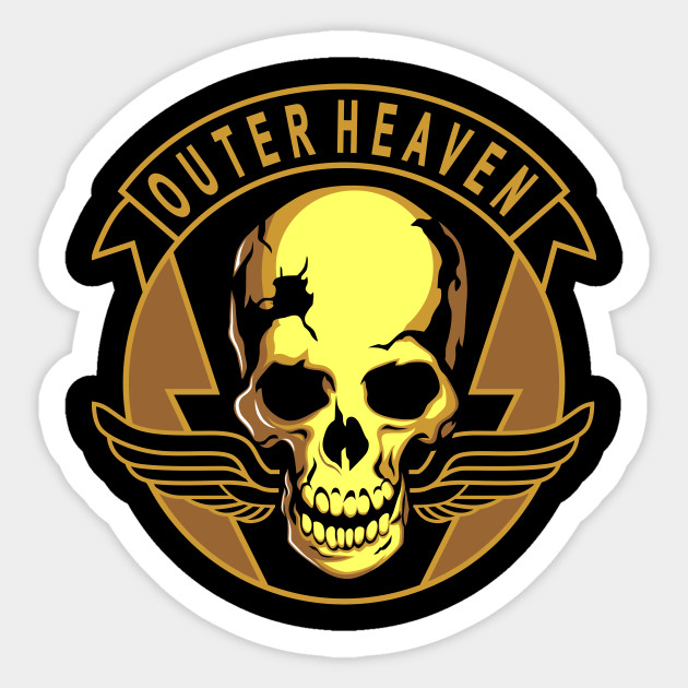 Metal Gear Solid - Outer Heaven (enhanced) - Metal Gear - Sticker ...