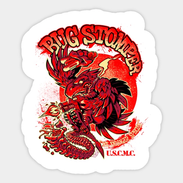 BUG STOMPER - Alien - Sticker | TeePublic