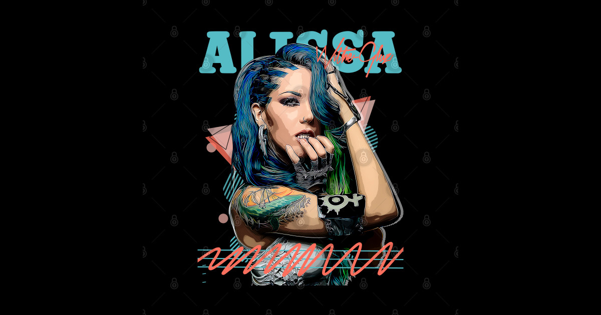 Alissa White Gluz Fan Art Retro design // Vintage - Alissa White Gluz ...