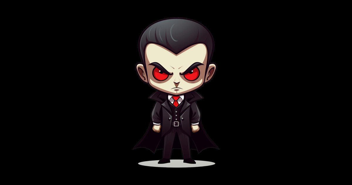 Raymond the Cute Vampire - Halloween 2023 Sticker - Cute Vampire ...