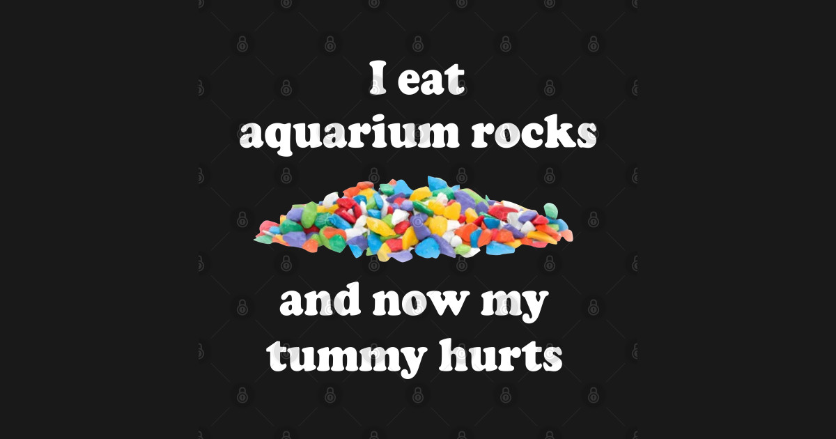 I Eat Aquarium Rocks, Funny Meme Sarcastic - Funny Meme Sarcastic - T ...