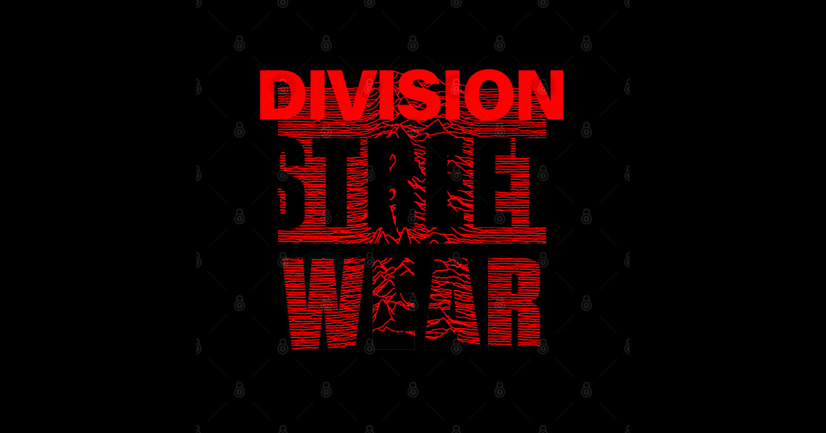 Division Street Wear - Joy Division - Sticker | TeePublic