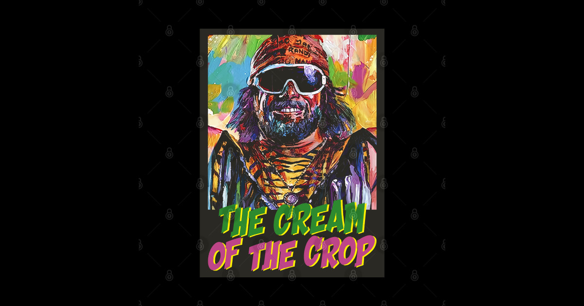 MACHO MAN - THE CREAM OF THE CROP PAINTING - The Cream - Magnet | TeePublic