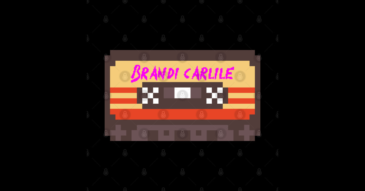 Brandi Carlile 8bit cassette - Brandi Carlile - Sticker | TeePublic