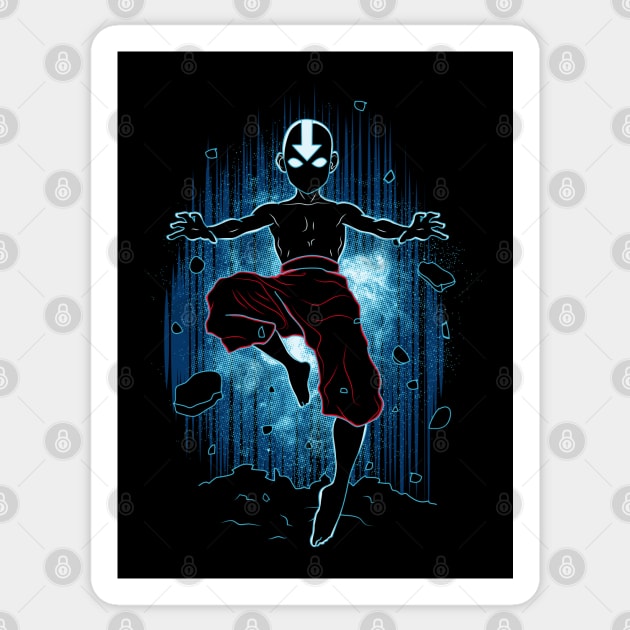 Shadow of the Airbending - Avatar The Last Airbender - Sticker | TeePublic