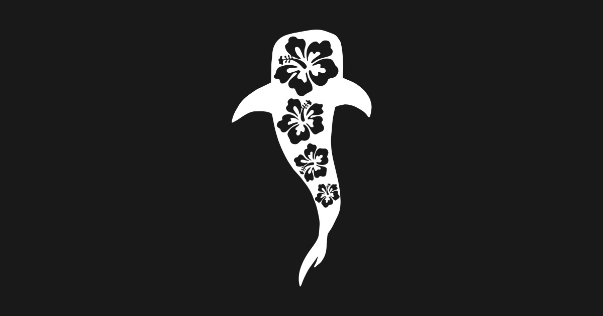 Whale Shark Hibiscus Flower Tropical Aloha Marine Biology - Whale Shark ...
