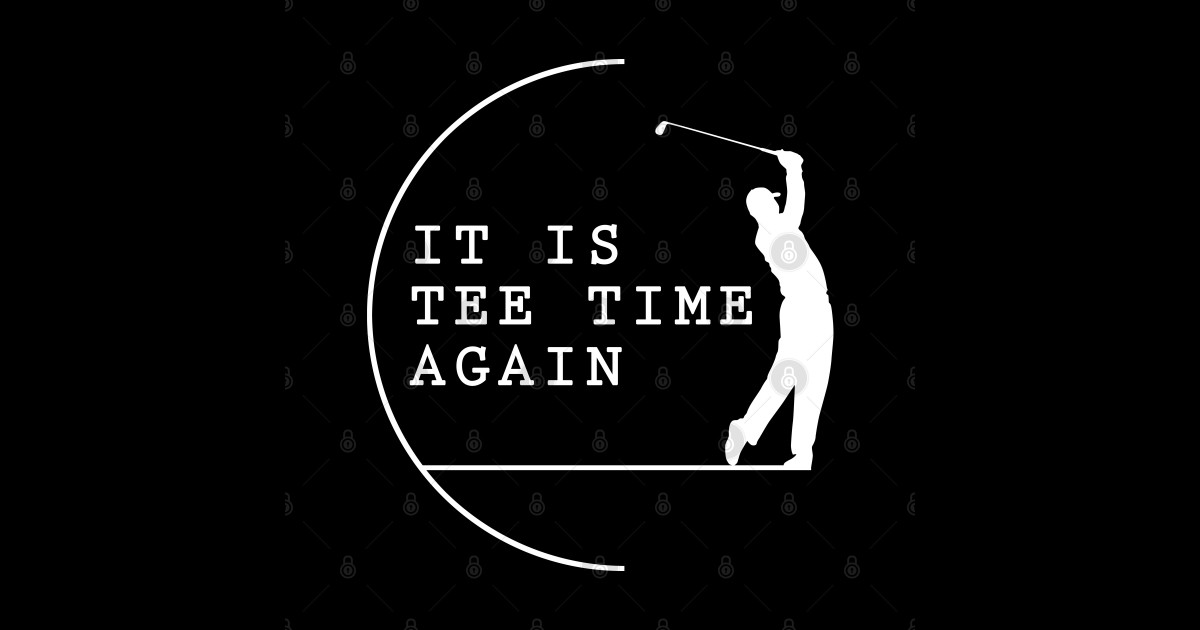 Golf time - Golf - Sticker | TeePublic