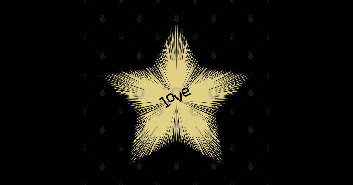 star - Star Love - Sticker | TeePublic