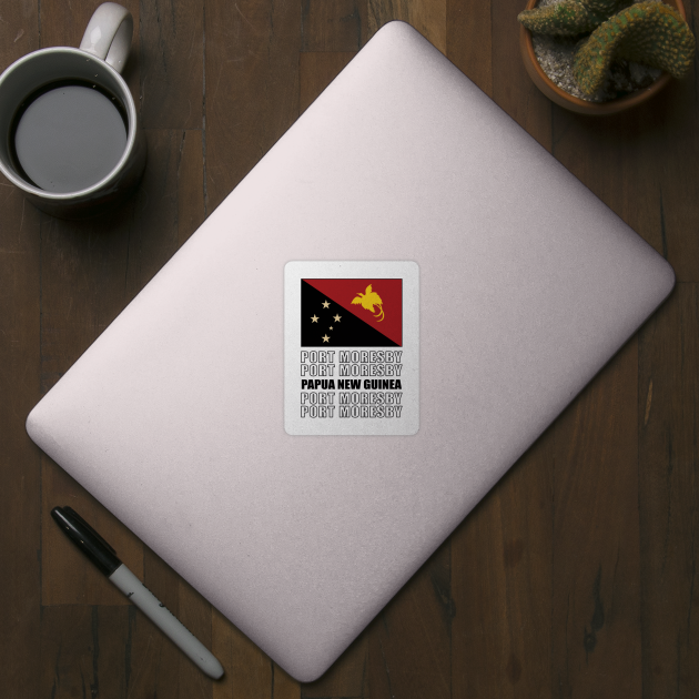 Flag of Papua New Guinea - Papua New Guinea Flag - Sticker | TeePublic