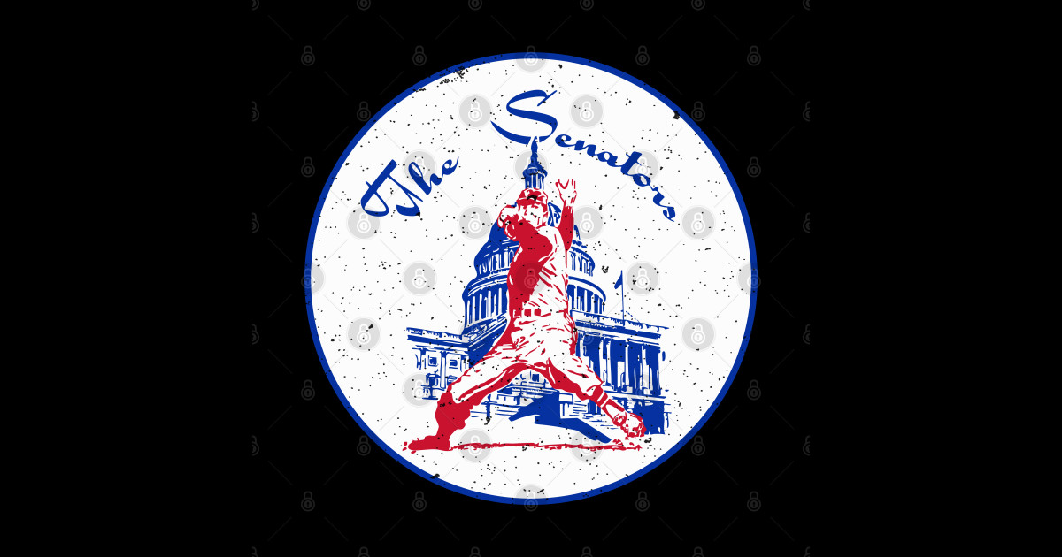 Senators Vintage Logo Design - Senators Logo - Sticker | TeePublic