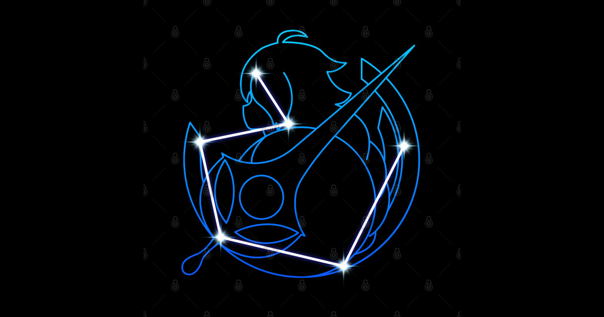 Viator Constellation - Cryo - Genshin - Sticker | TeePublic
