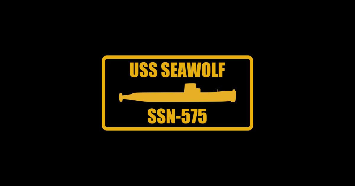 USS Seawolf Patch - Uss Seawolf Ssn 575 - Sticker | TeePublic
