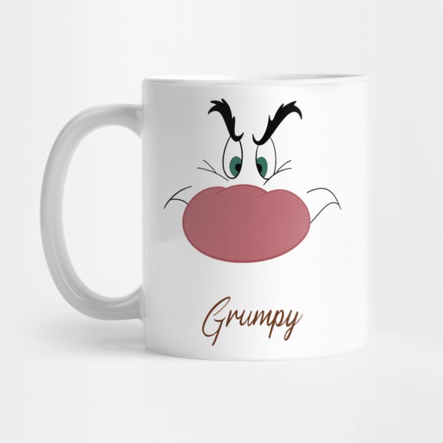 Taza Grumpy Blanca Nieve y Siete Enanitos Disney, Reino Mágico ...