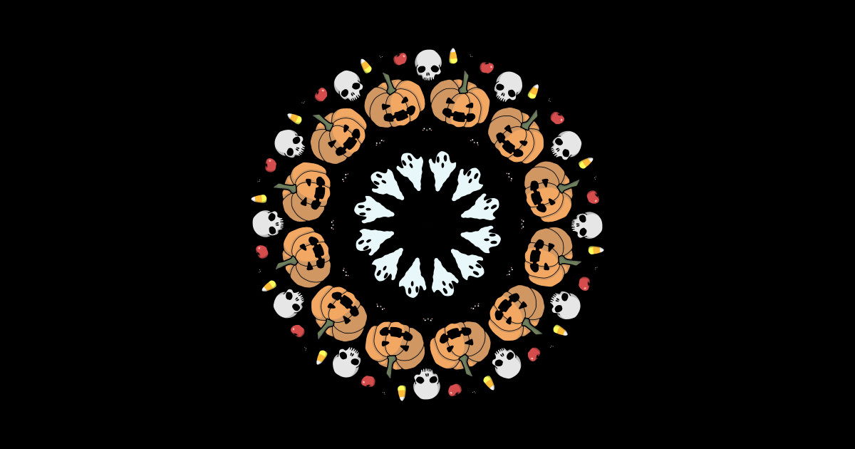 SPOOKY MANDALA - Halloween - Sticker | TeePublic