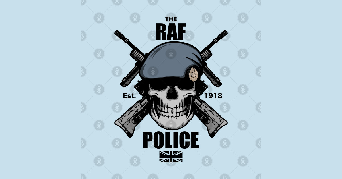 RAF Police (Front & Back Logo) - Royal Air Force Police - T-Shirt ...