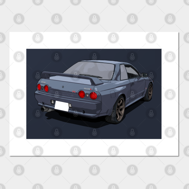 Nissan Skyline GTR R32 - Nissan - Posters and Art Prints | TeePublic