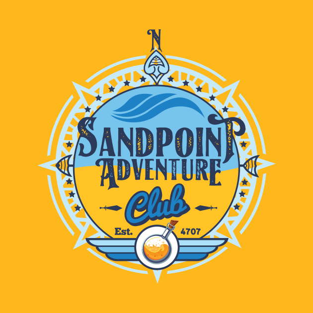 Sandpoint Adventure Club - Pathfinder - T-Shirt | TeePublic
