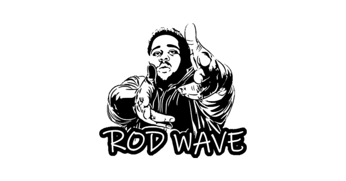 Rod Wave Black White - Rod Wave - T-Shirt | TeePublic