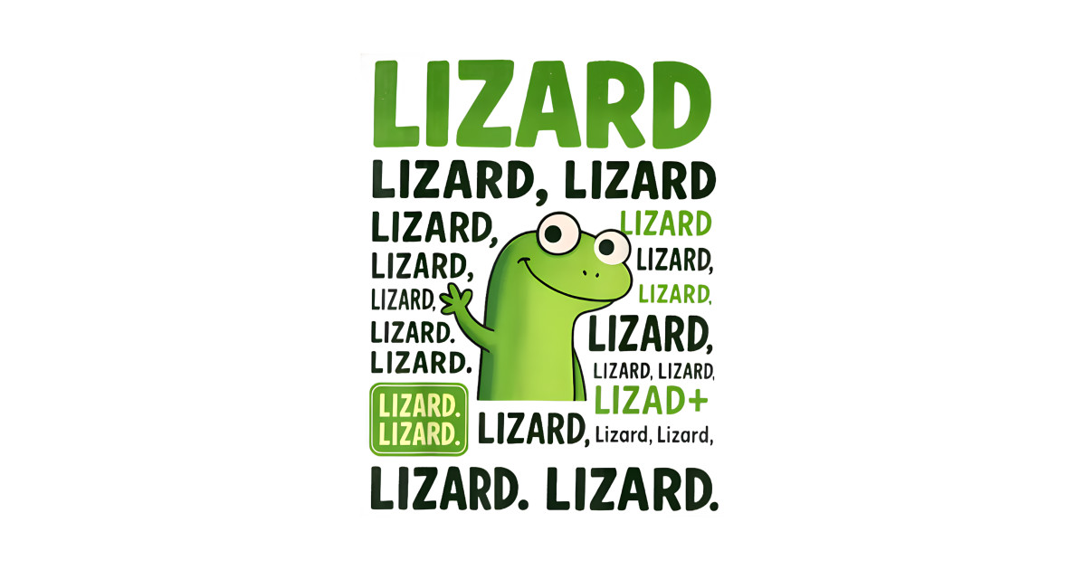 Funny Weirdcore Animal Women Men Lizard Lizard Lizard Meme - Funny ...