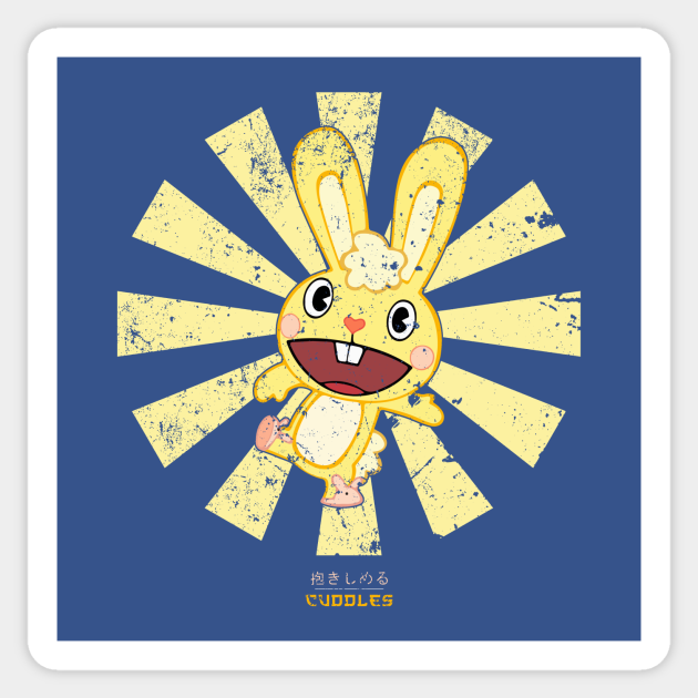 Cuddles Retro Japanese Happy Tree Friends - Happy Tree Friends ...