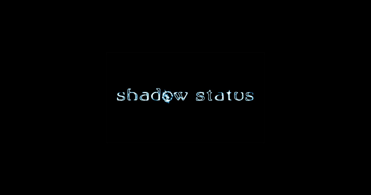 Shadow Status (name logo) - Shadow Status - Sticker | TeePublic