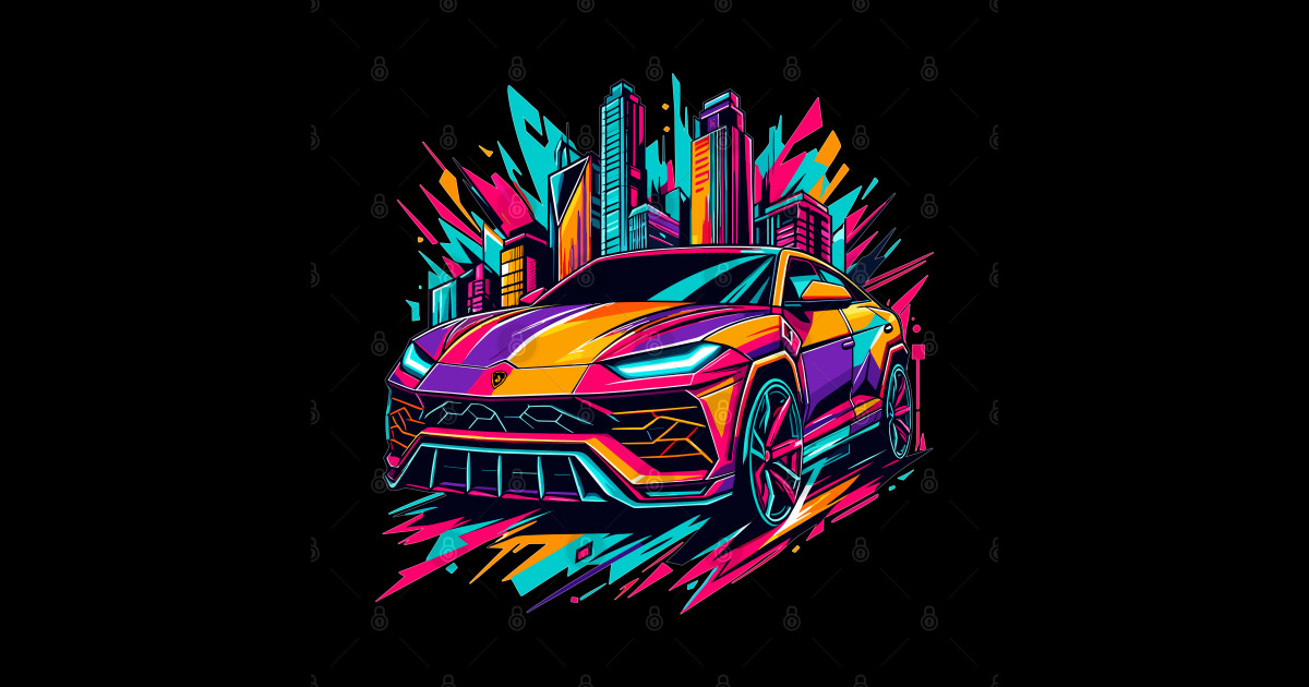 Lamborghini Urus - Lamborghini - Sticker | TeePublic