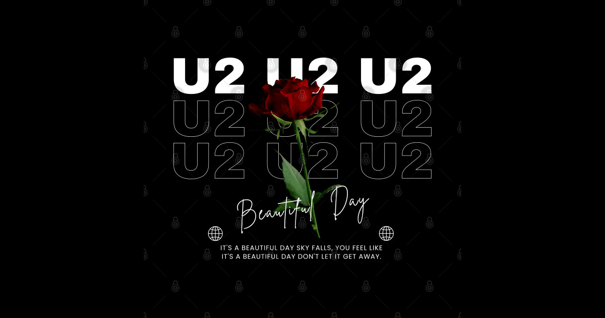 U2 // Flower - U2 Band - Sticker | TeePublic