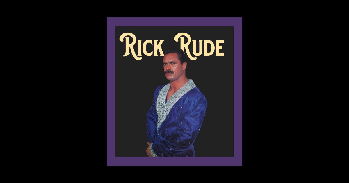 Wrestle Camp Figures - Rick Rude - Sticker | TeePublic