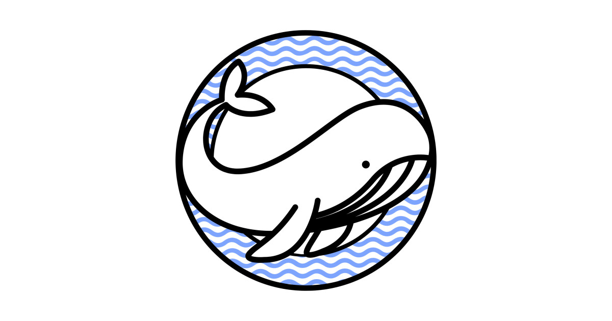 Preppy Whale Emblem - Preppy - T-Shirt | TeePublic