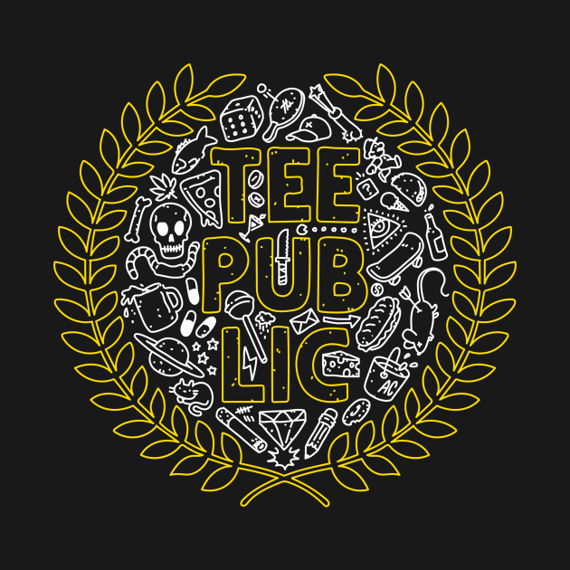 The Official TeePublic Logo - Teepublic - T-Shirt | TeePublic