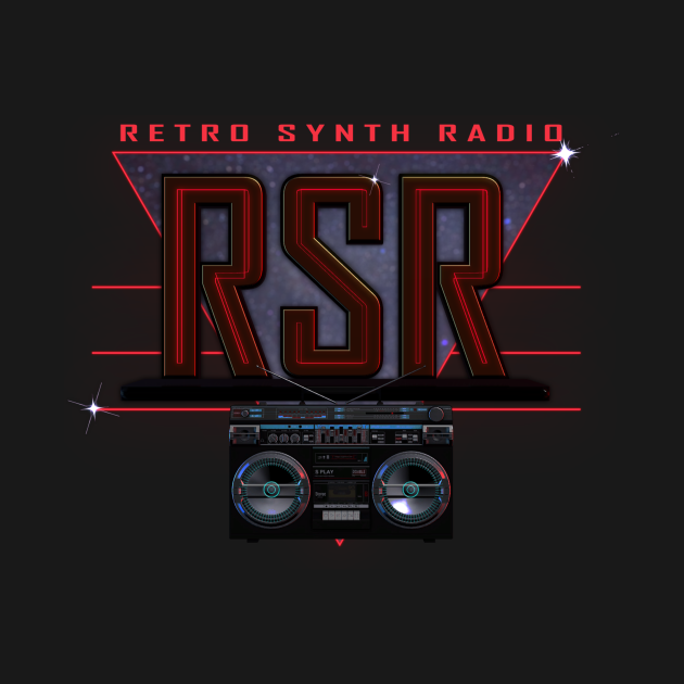 Retro Synth Radio Logo design - Retro Retrowave Retrosynth - T-Shirt ...