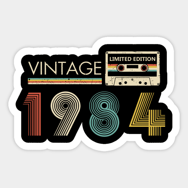Vintage 1984 Limited Edition Cassette 40th Birthday - 1984 40th ...
