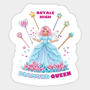 Royale High Diamond Queen Stickers for Sale | TeePublic