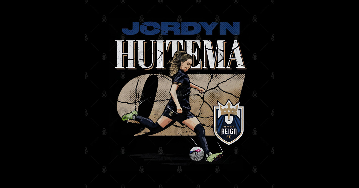 Jordyn Huitema Seattle Cracked Number - Jordyn Huitema - Posters and ...