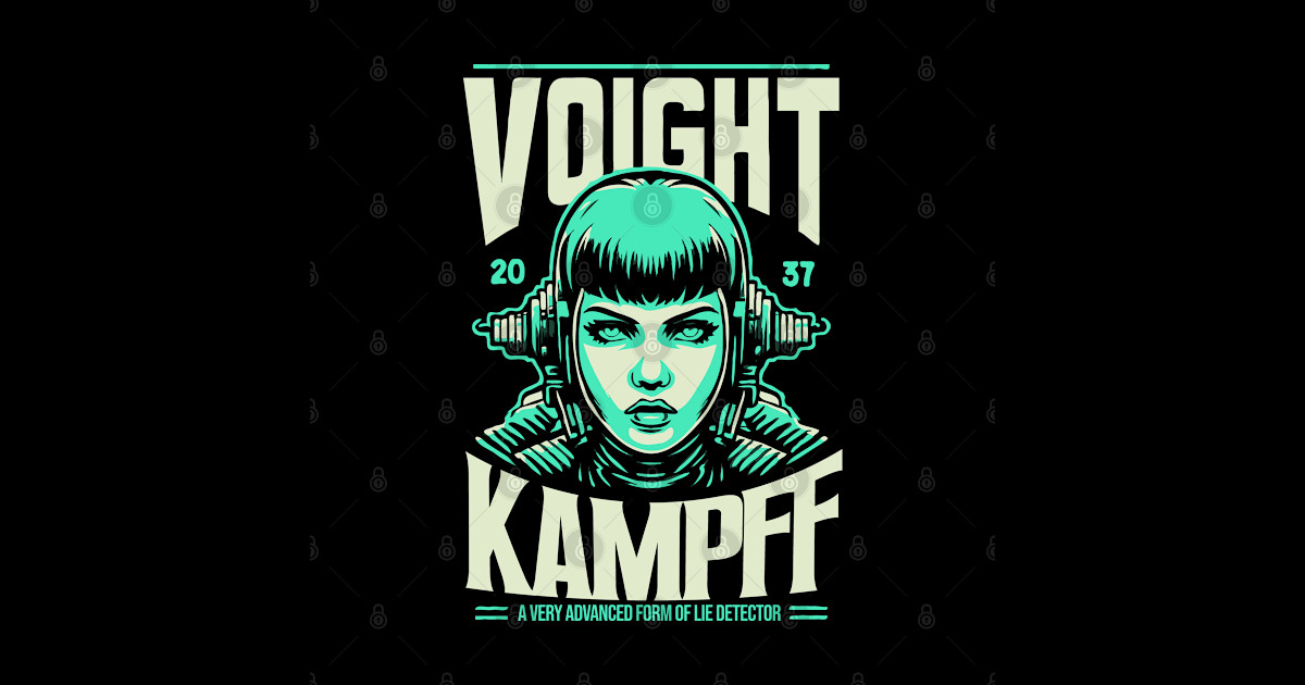 Voight-Kampff, The Ultimate Lie Detector - Blade Runner - Sticker ...