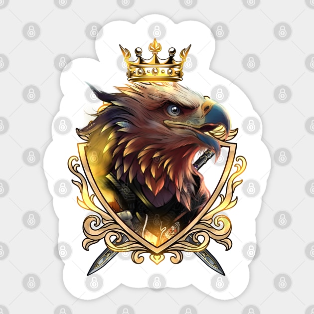 El Aguila Real - Football - Sticker | TeePublic