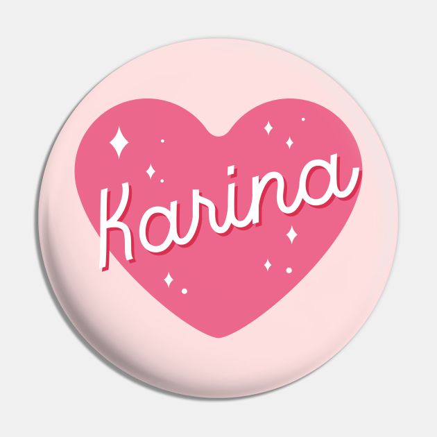 AESPA Karina name heart MY text typography | Morcaworks - Karina - Pin ...