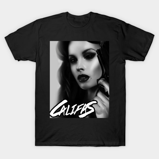 Califas Clothing Yeb1 Art Chicano Tattoo Style Black and Grey Portrait ...