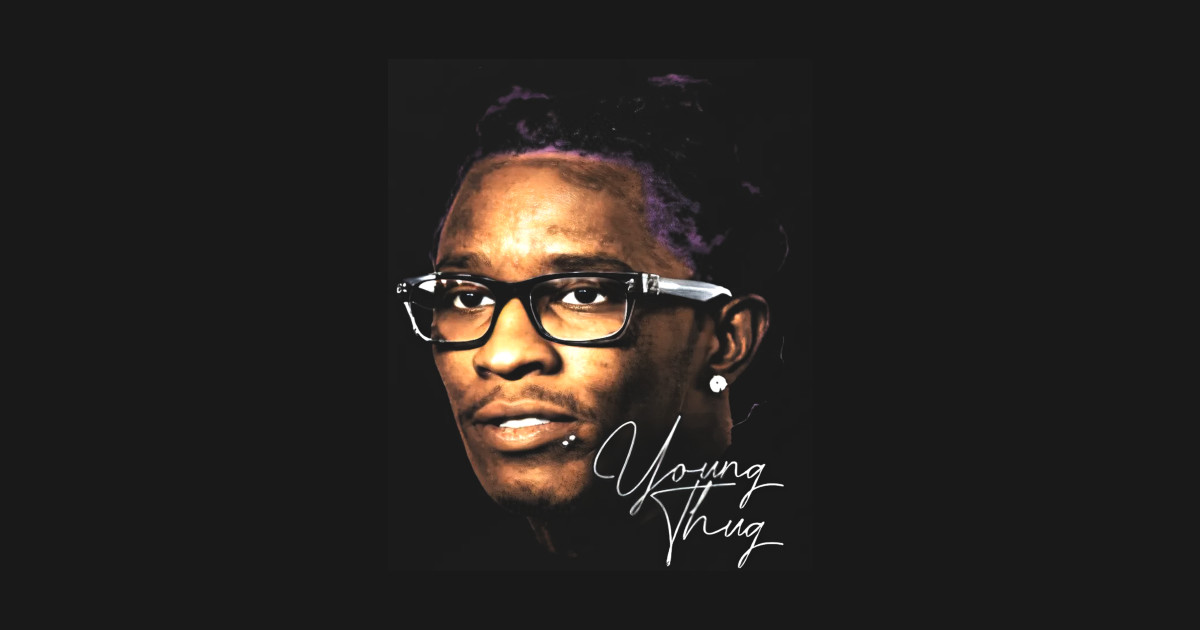 Young Thug Big Face Signature - Young Thug - T-Shirt | TeePublic