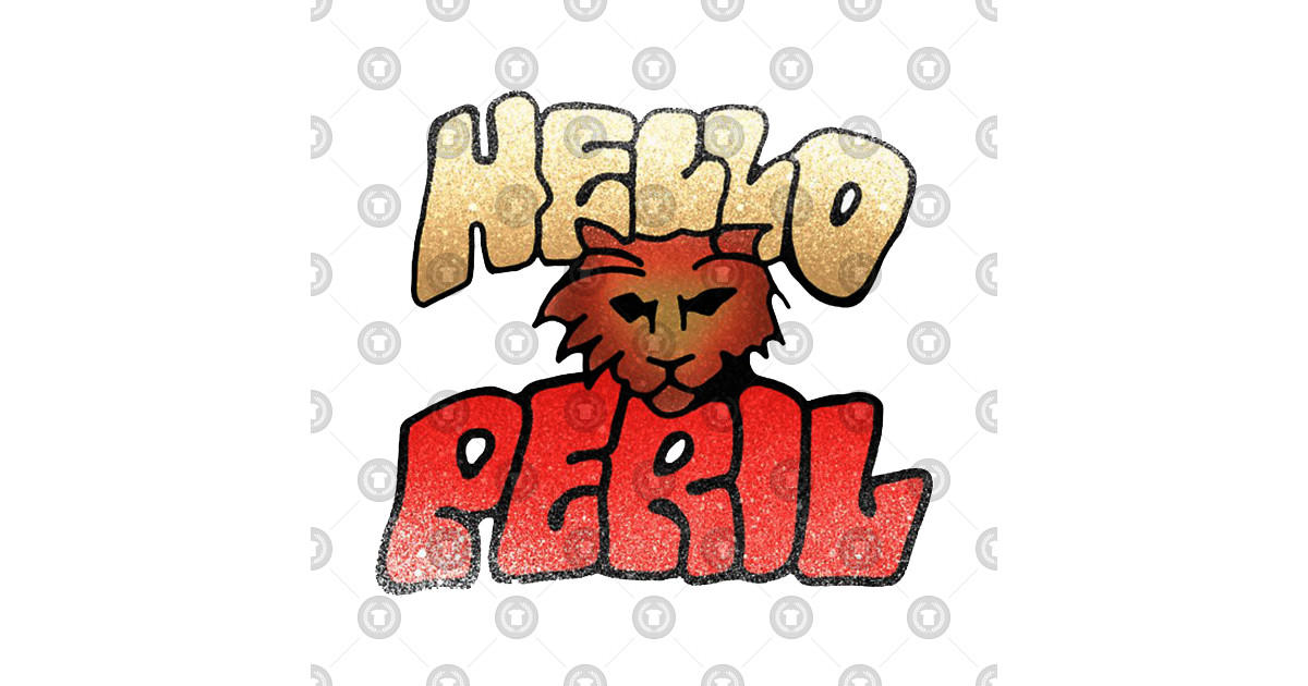 hello peril logo - Hello Peril Logo - Crewneck Sweatshirt | TeePublic
