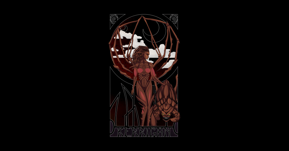 Art Nouveau Kerrigan - Starcraft - Sticker | TeePublic