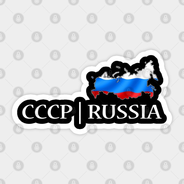 cccp russia flag - Cccp - Sticker | TeePublic