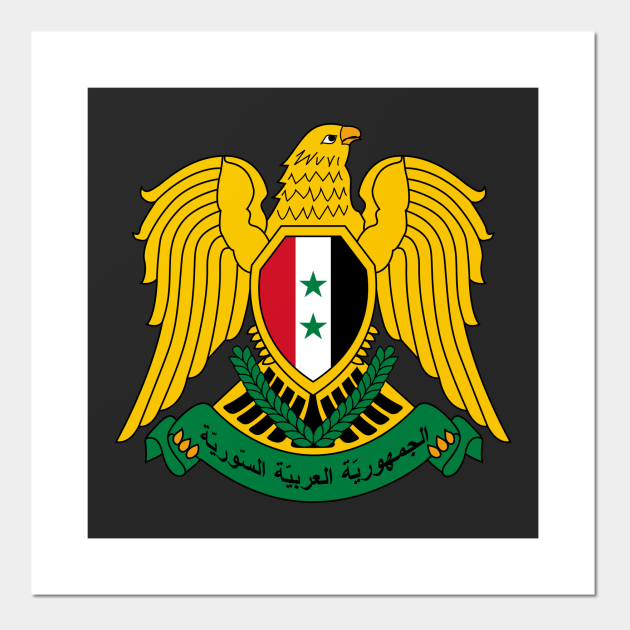 Coat of arms of Syria - Coat Of Arms Of Syria - Posters and Art Prints ...