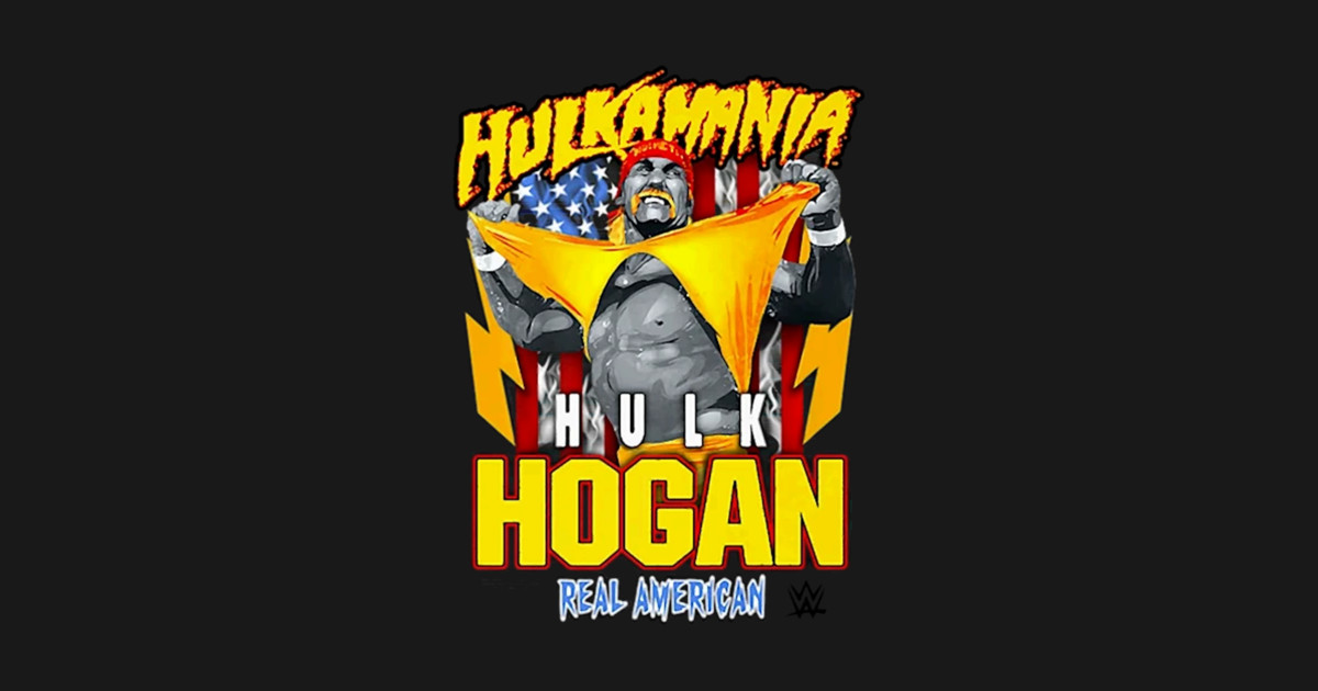 Hulk Hogan Hulkamania American Ripped - Hulk Hogan - T-Shirt | TeePublic