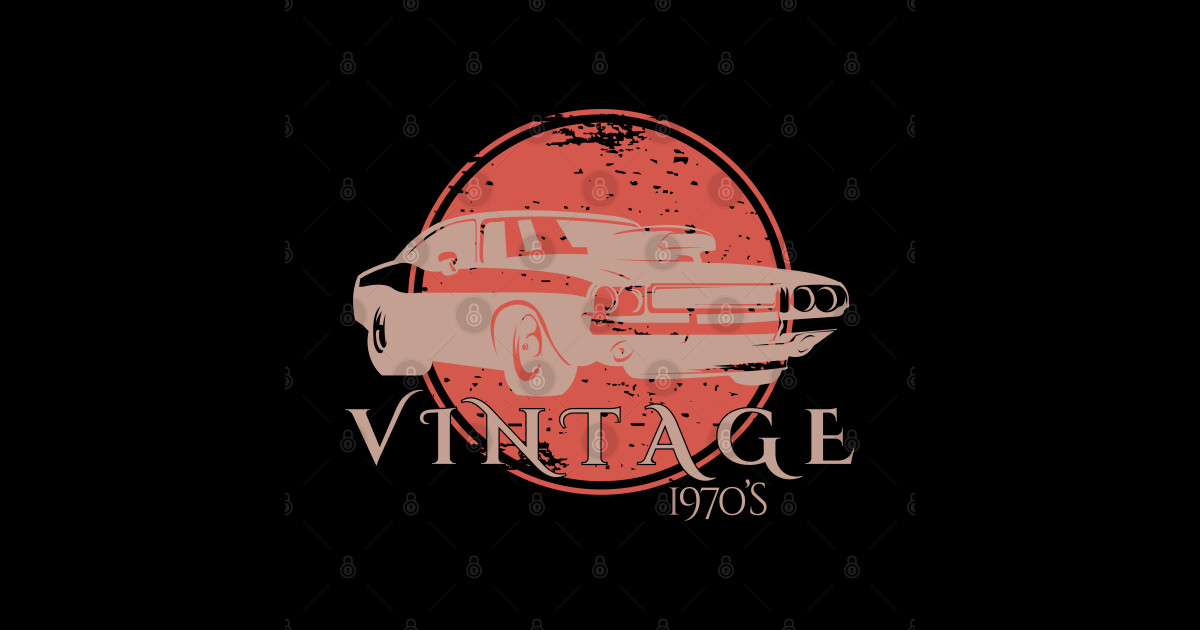 Vintage 1970's - Muscle Car Lover - Sticker | TeePublic