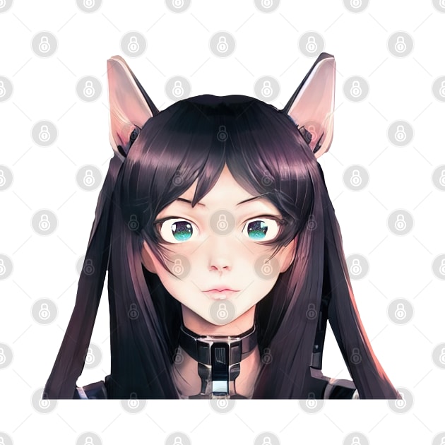 Girl Neko Cats Kawaii Cute Cat Girl Anime Neko T Shirt Teepublic