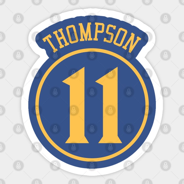Klay Thompson Number - Klay Thompson - Sticker | TeePublic